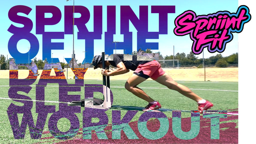 Sprint Sled Workout For Power Explosiveness and Athletic Fitness - Sprint Interval Training